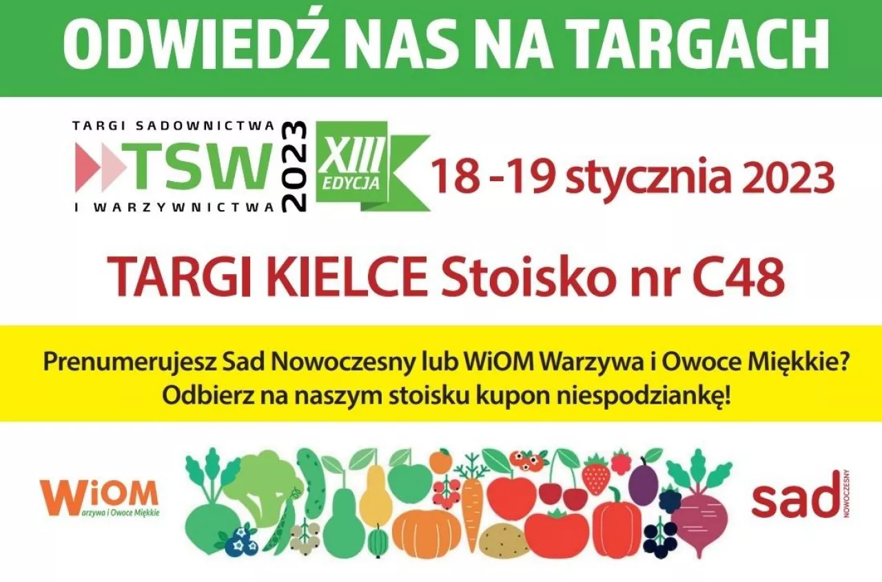 Targi Sadownictwa i Warzywnictwa 2023 z nową lokalizacją!
